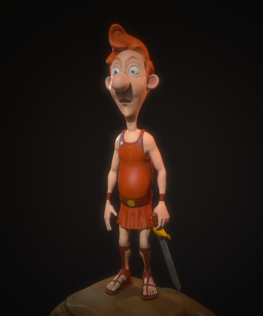 ArtStation - 3D fat hercules