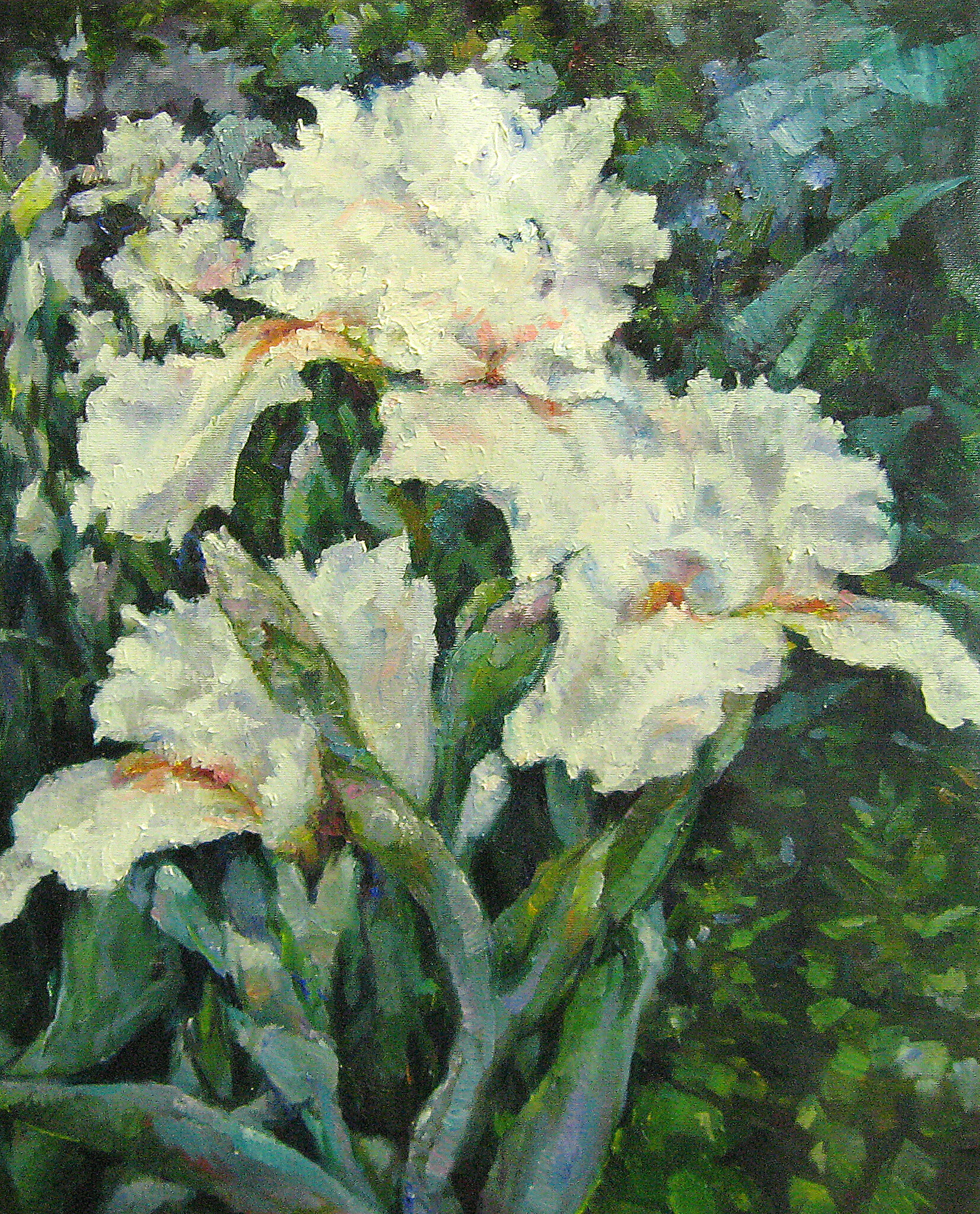 ArtStation - White irises