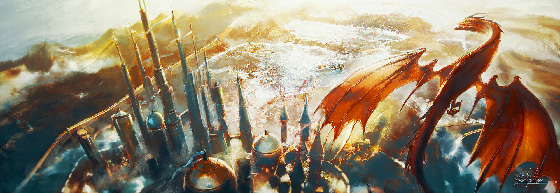 ArtStation - Imrryr - The Dreaming City