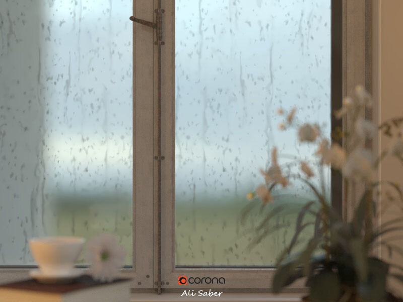 ArtStation - The rainy window