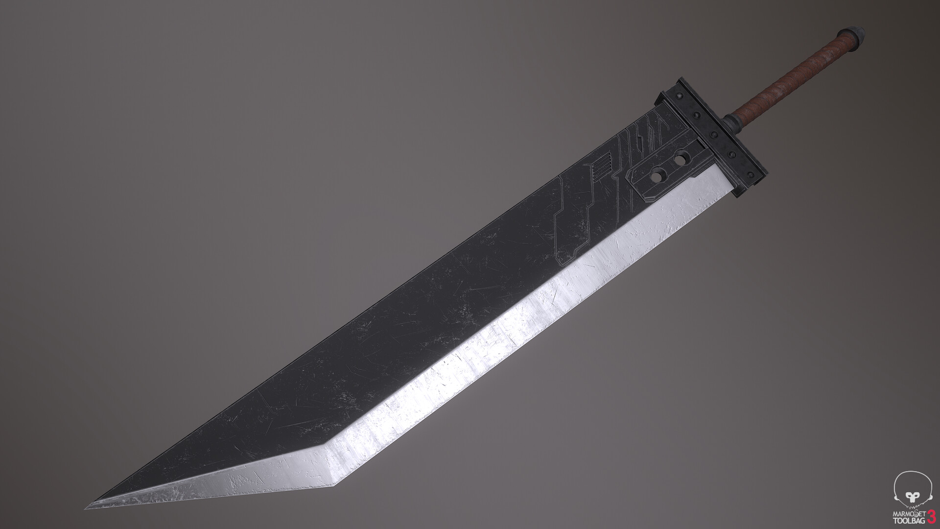 ArtStation - Final Fantasy VII Cloud's Buster Sword
