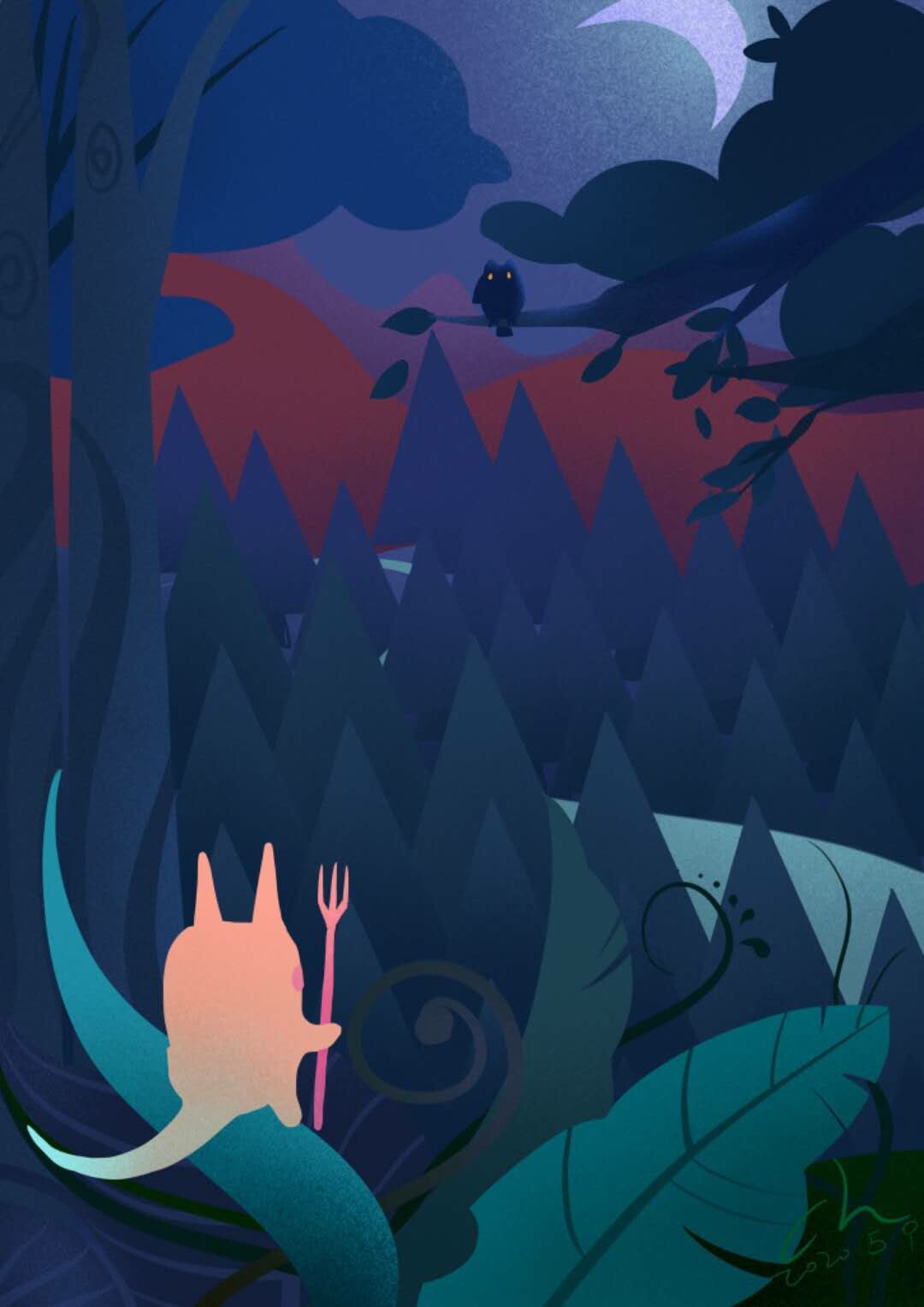 ArtStation - The devil forest