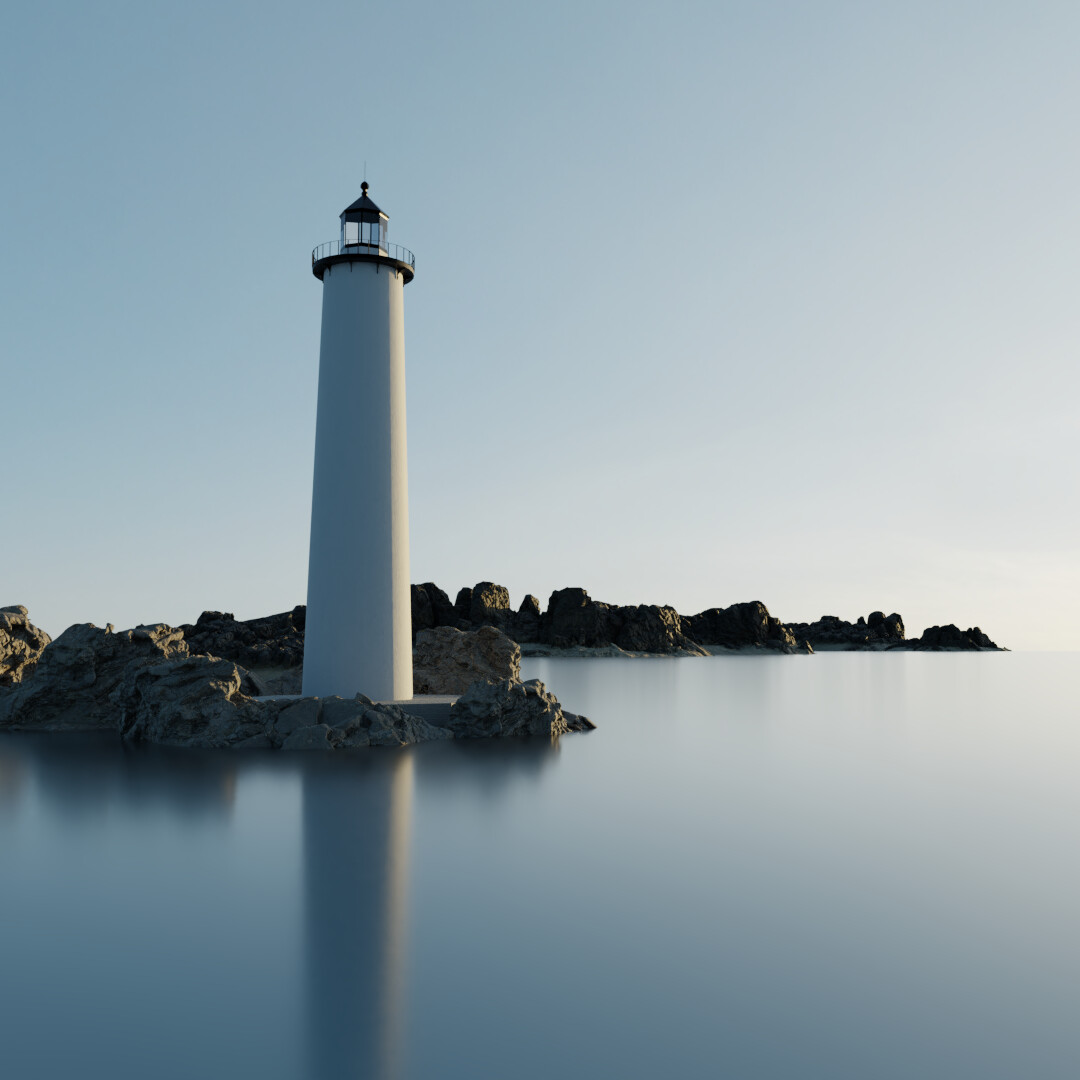 Mohamed Irfan Akhalwaya - Lighthouse CG Render
