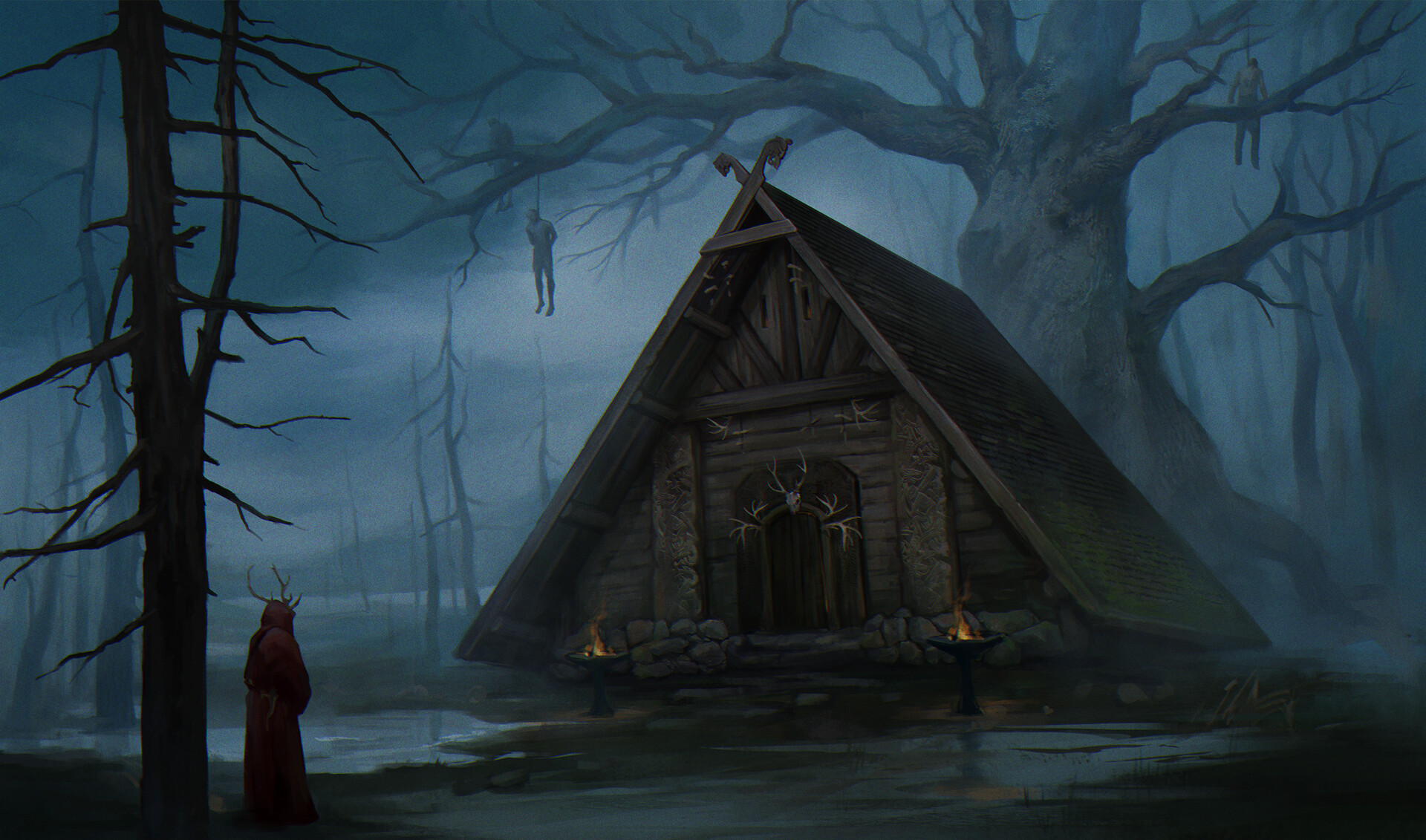 ArtStation - shaman's house