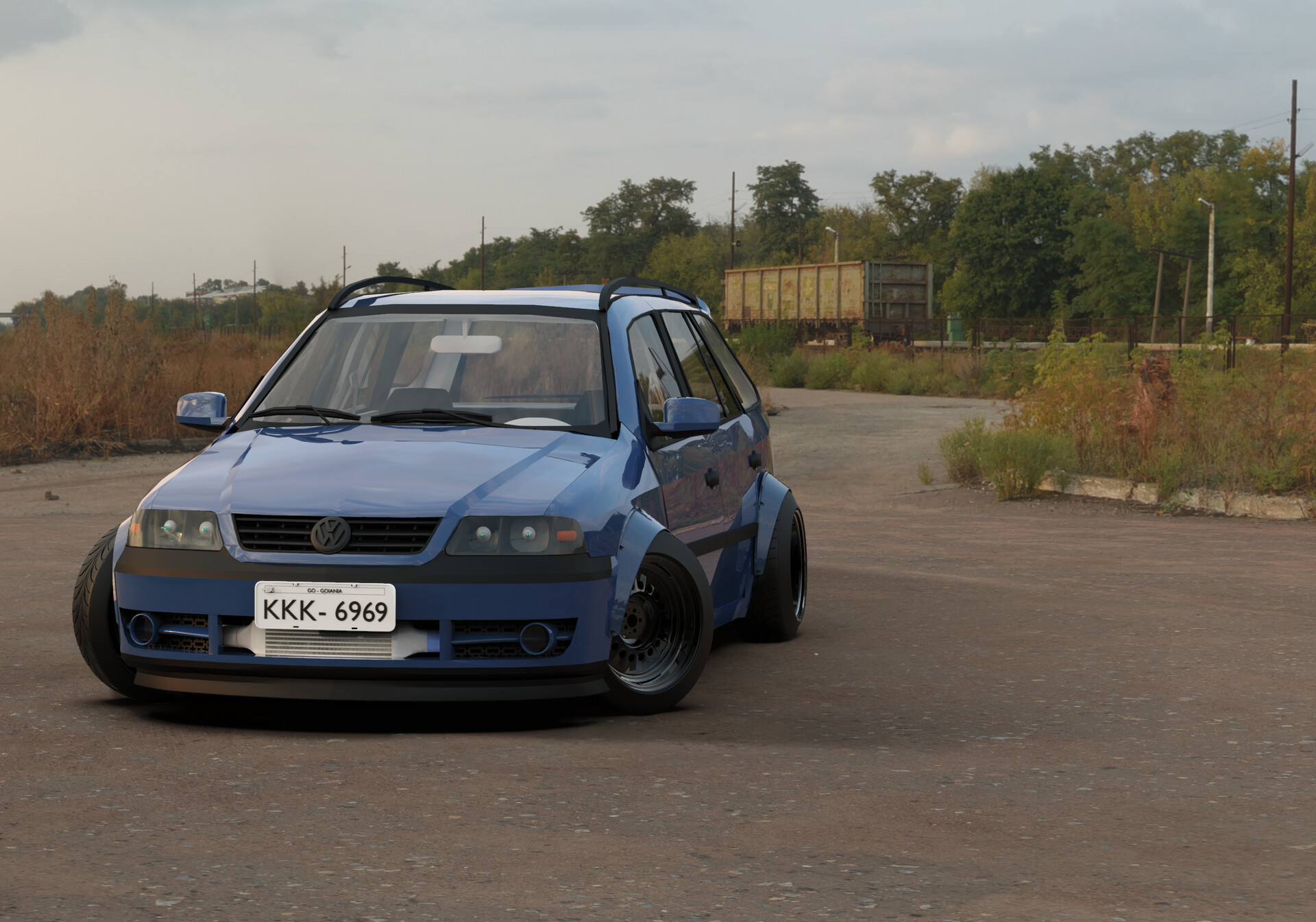 ArtStation - Volkswagen Parati G3 Wide Body