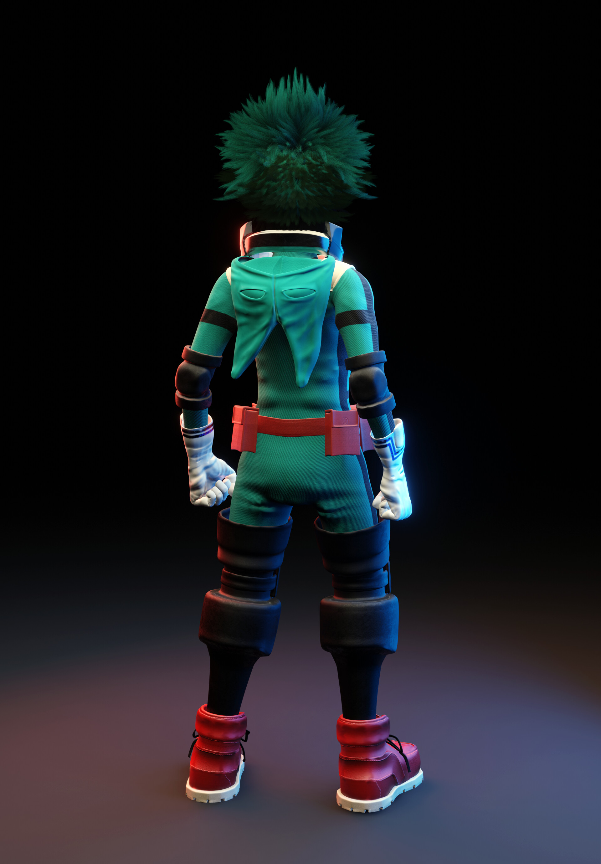 Joseph Jindani - 3d Model of izuku midoriya aka DEKU