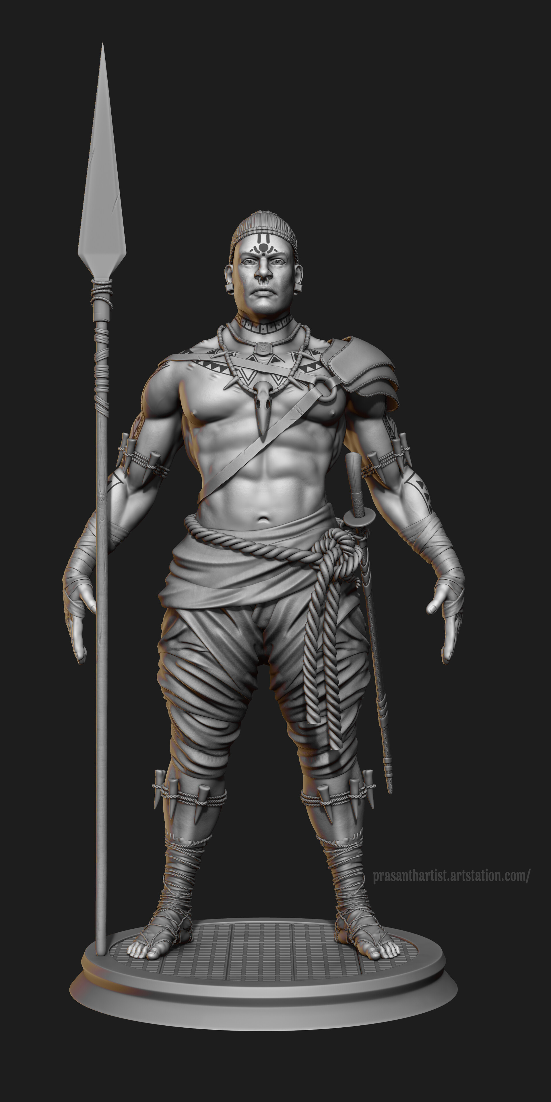 ArtStation - Tribe_Warrior