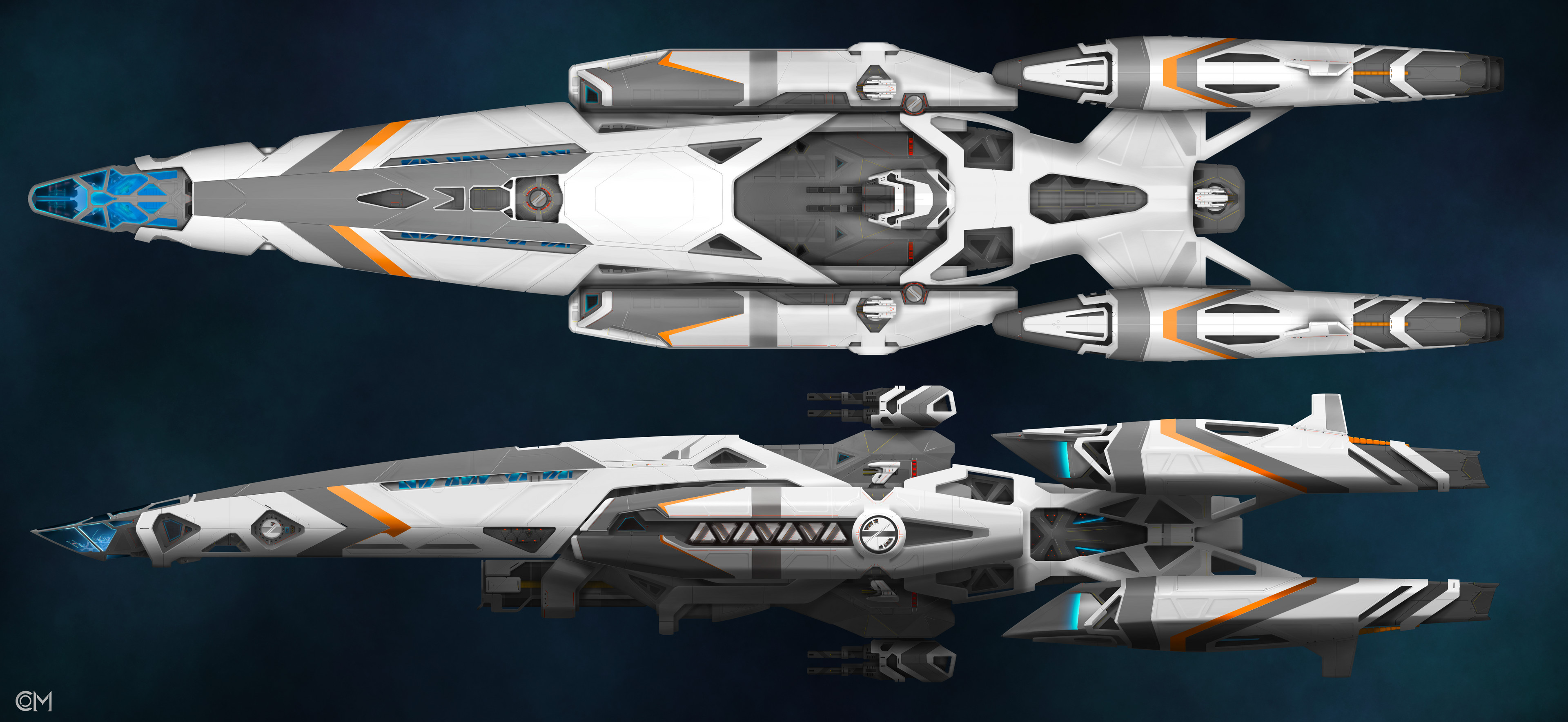 Corvette Spaceship Ideas