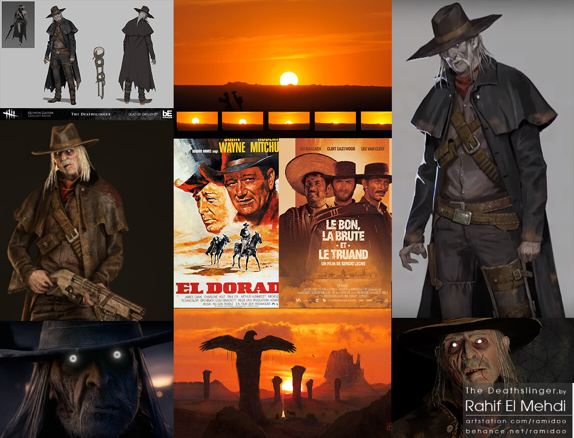 Mehdi Rahif - Stylized Deathslinger (Dead by Daylight fan art)