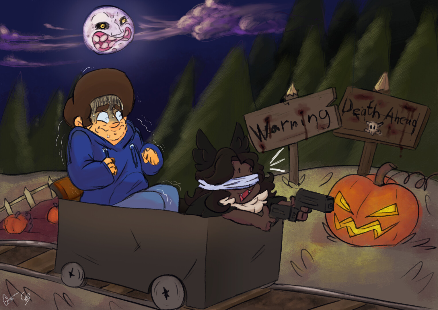 ArtStation - Spooky cart ride