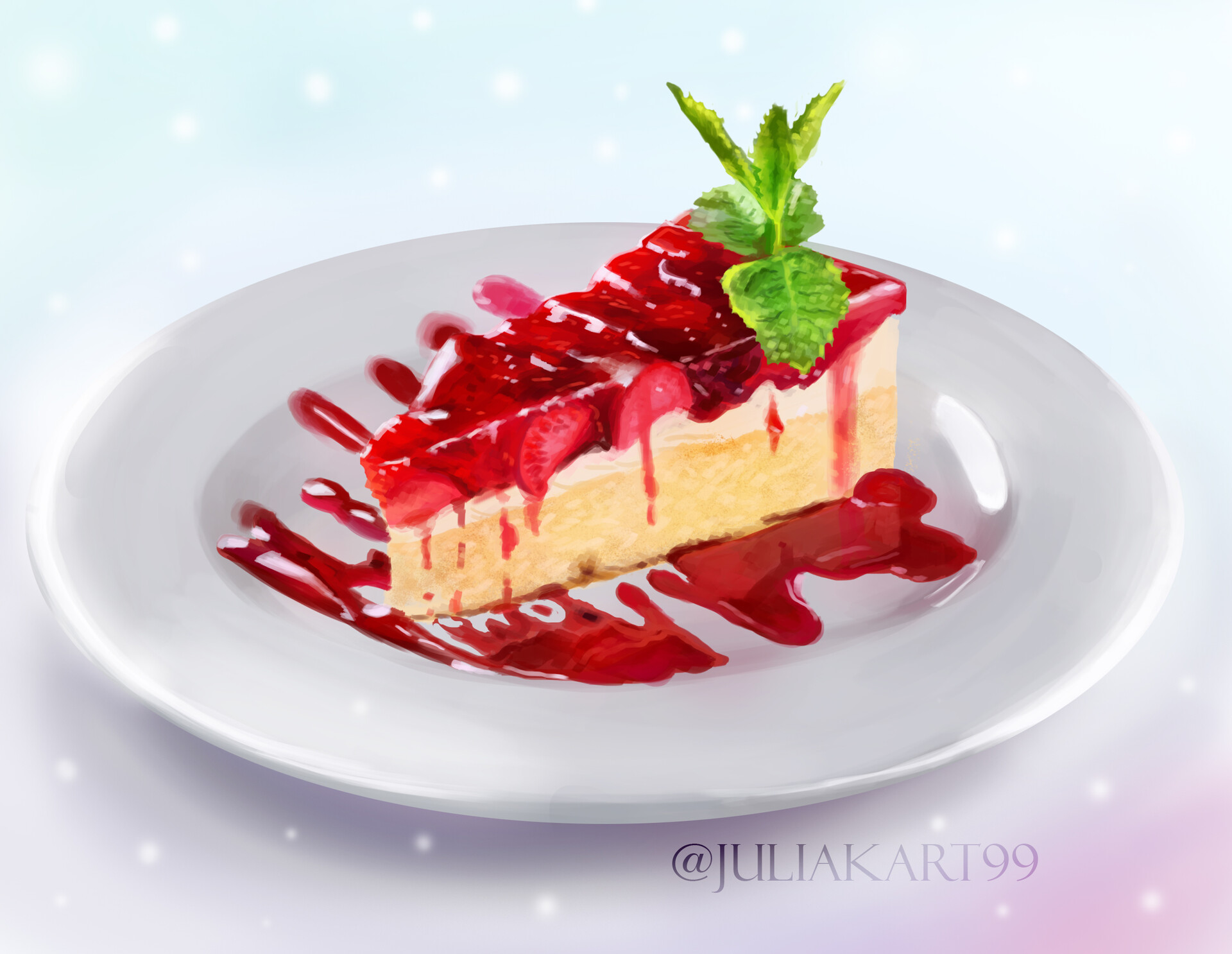 cake slice drawing reference