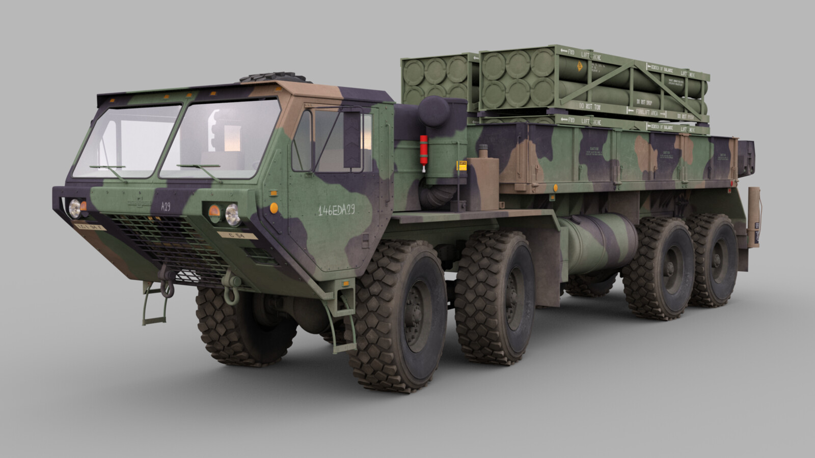 Westfield 3d - U.S.Army M985 HEMTT 10-Ton 8x8 Cargo Truck