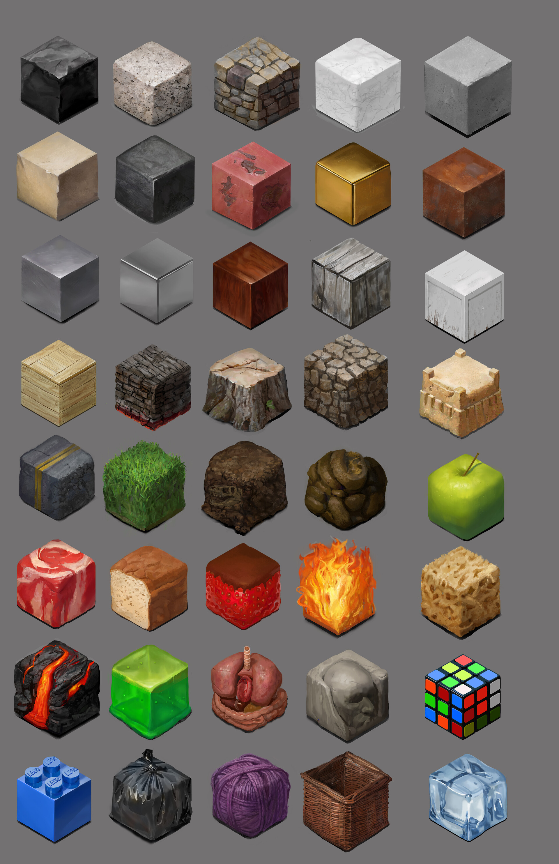 ArtStation - Texture studies