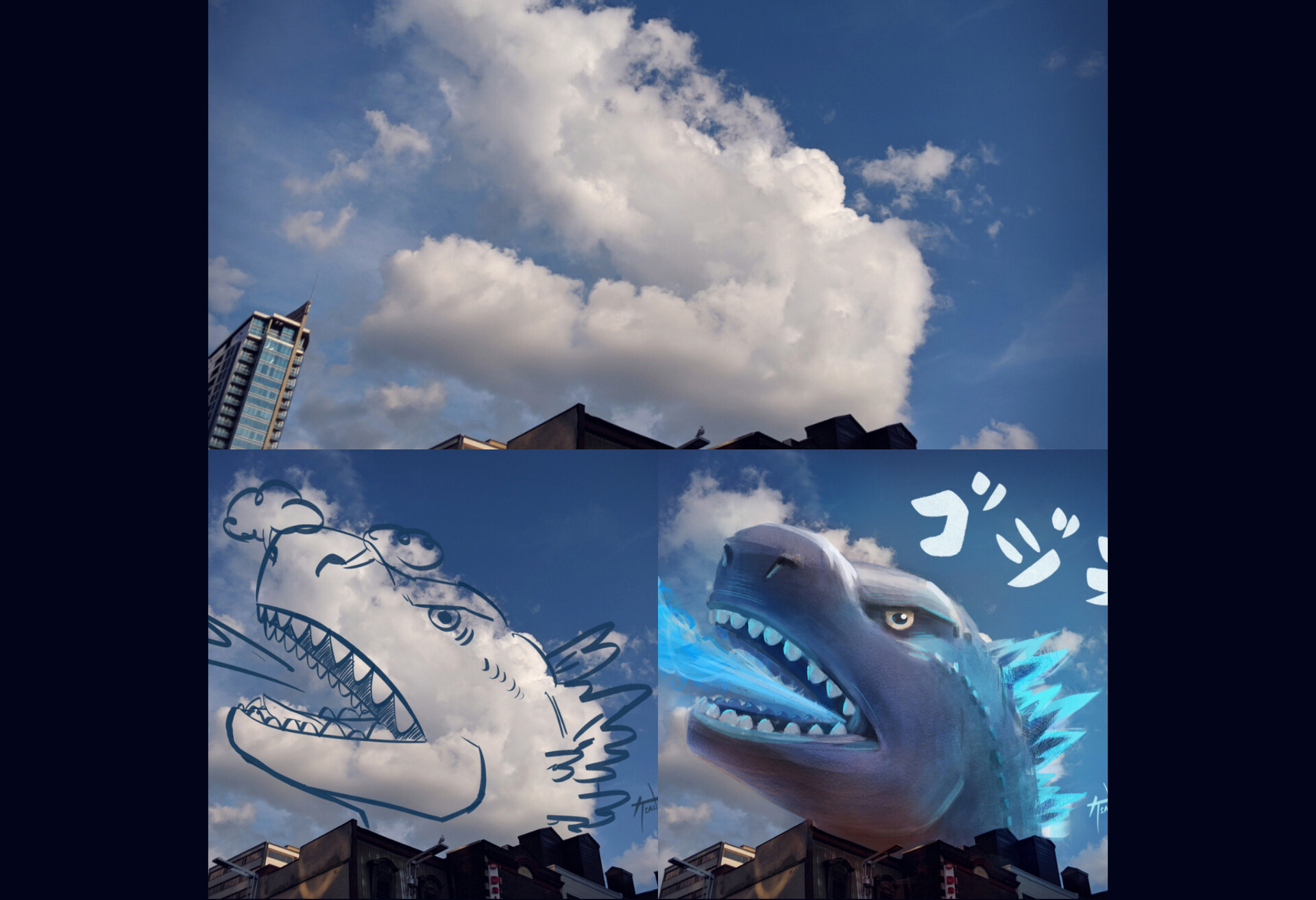 ArtStation - 【Hans' Clouds Imagination Time】Episode 01