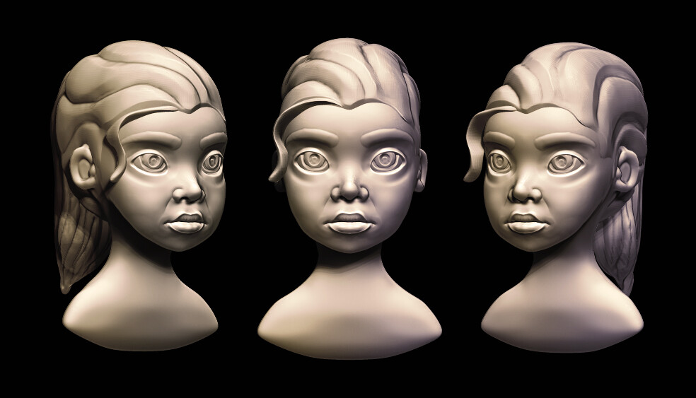 ArtStation - Girl_semi realistic