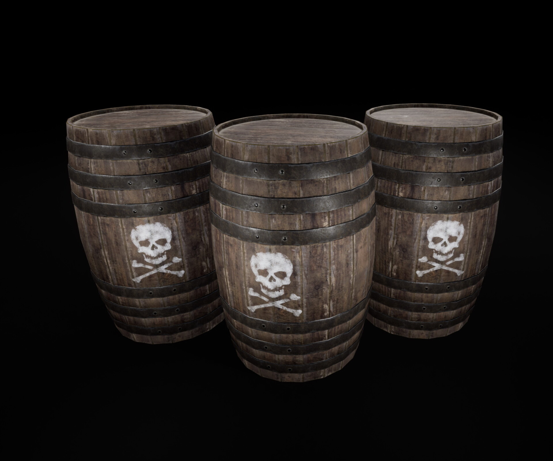 ArtStation - Explosive Barrels