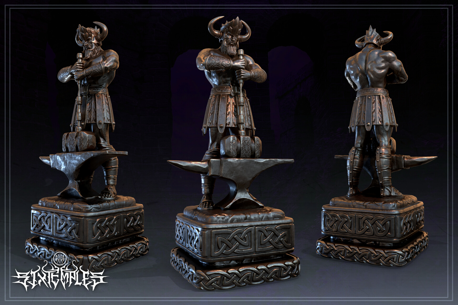 ArtStation - Six Temples: Warsmith Totem