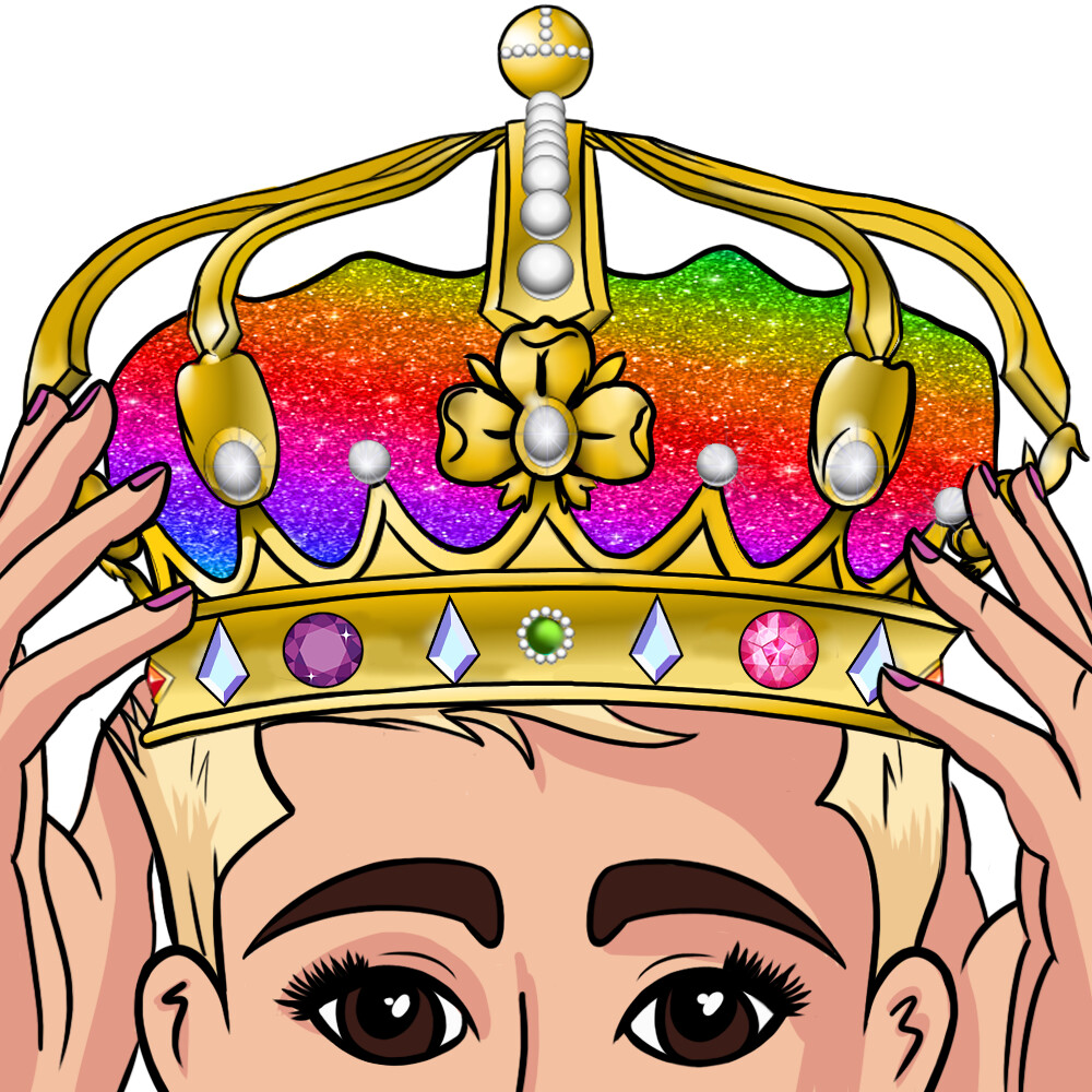 ArtStation - Frankie Grande T3 Queen TWITCH Emote