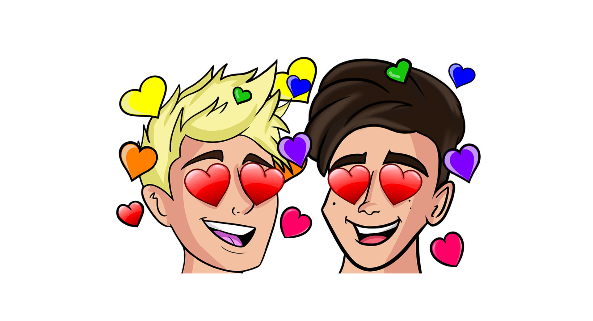 ArtStation - Frankie Grande & Hale Leon Connecting Emotes