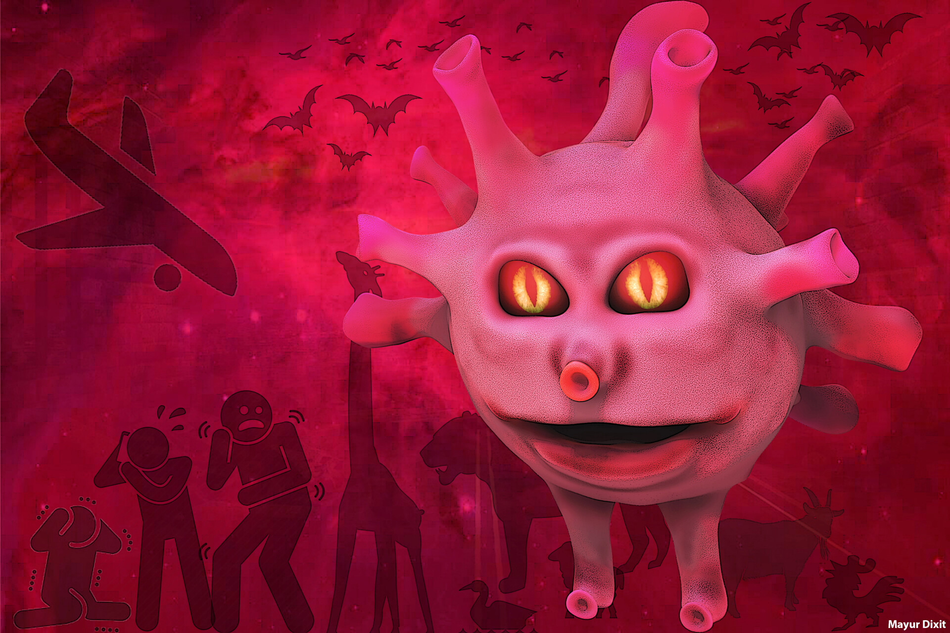 Mayur Dixit - Corona monster