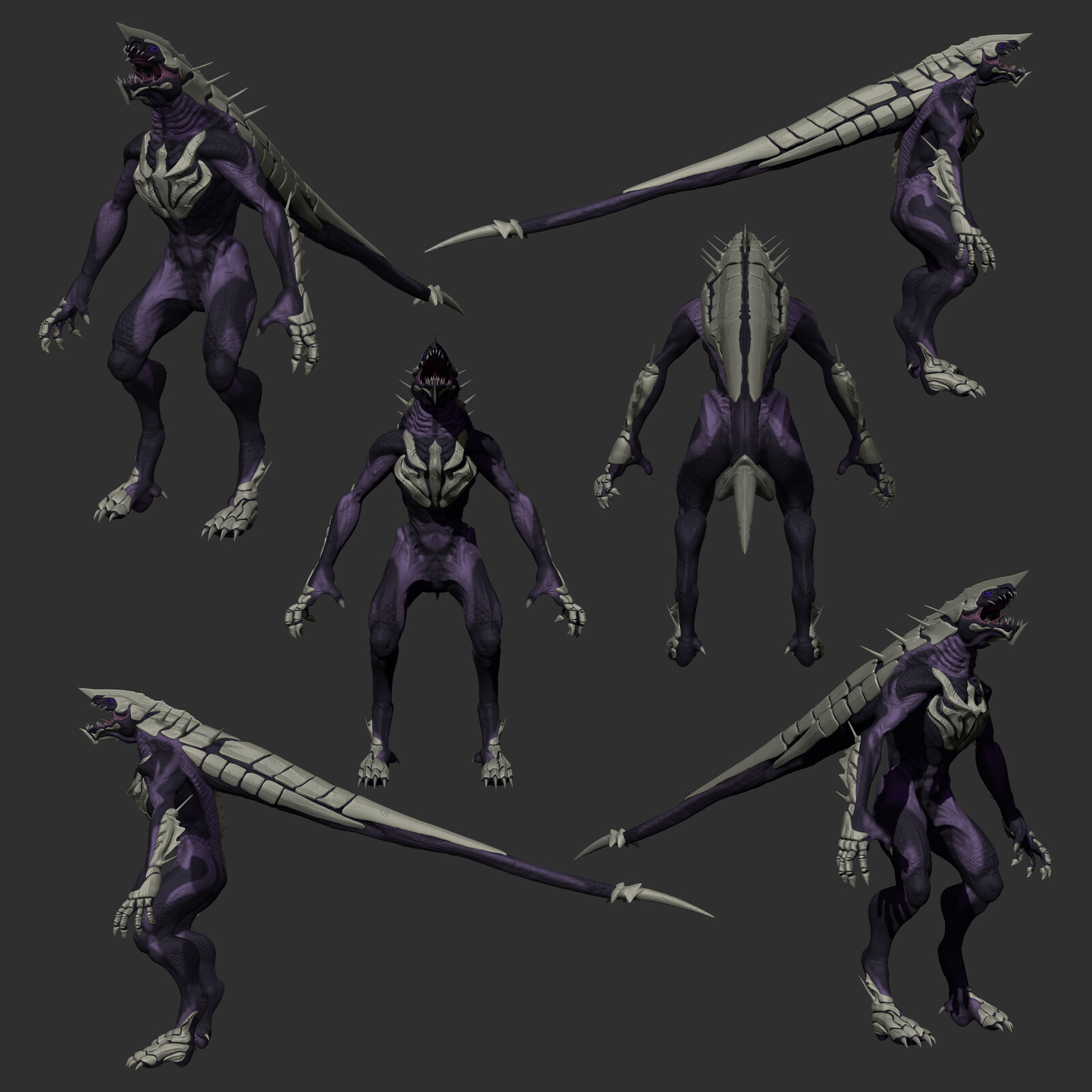 Arthur Dumont - Khanivore FAN Model sculpting and Rigging (Love, Death ...