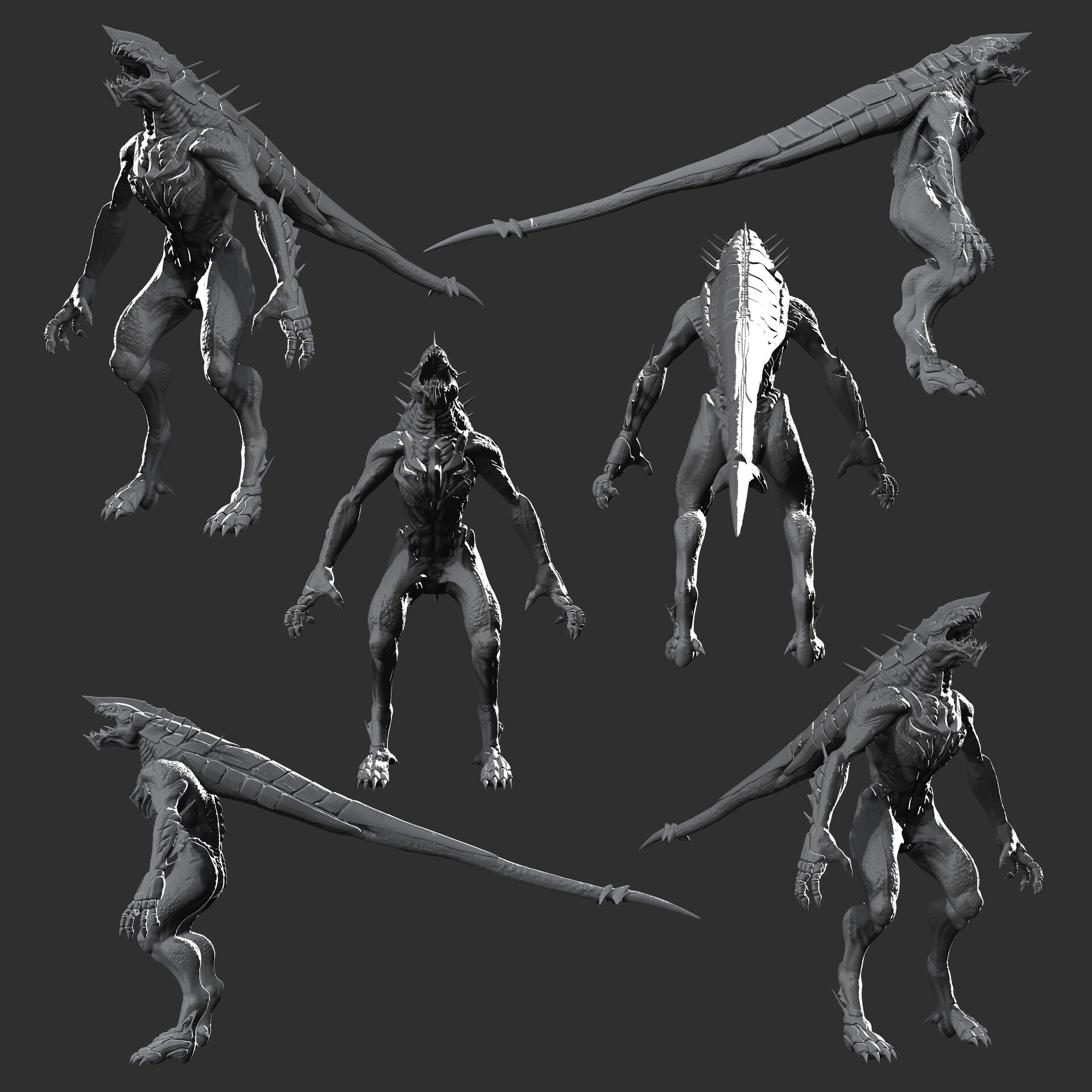 Arthur Dumont - Khanivore FAN Model sculpting and Rigging (Love, Death ...