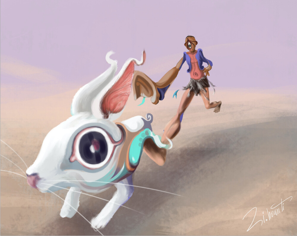 ArtStation - Rabbit chase