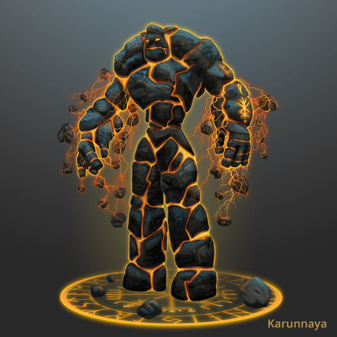 ArtStation - Earth elemental