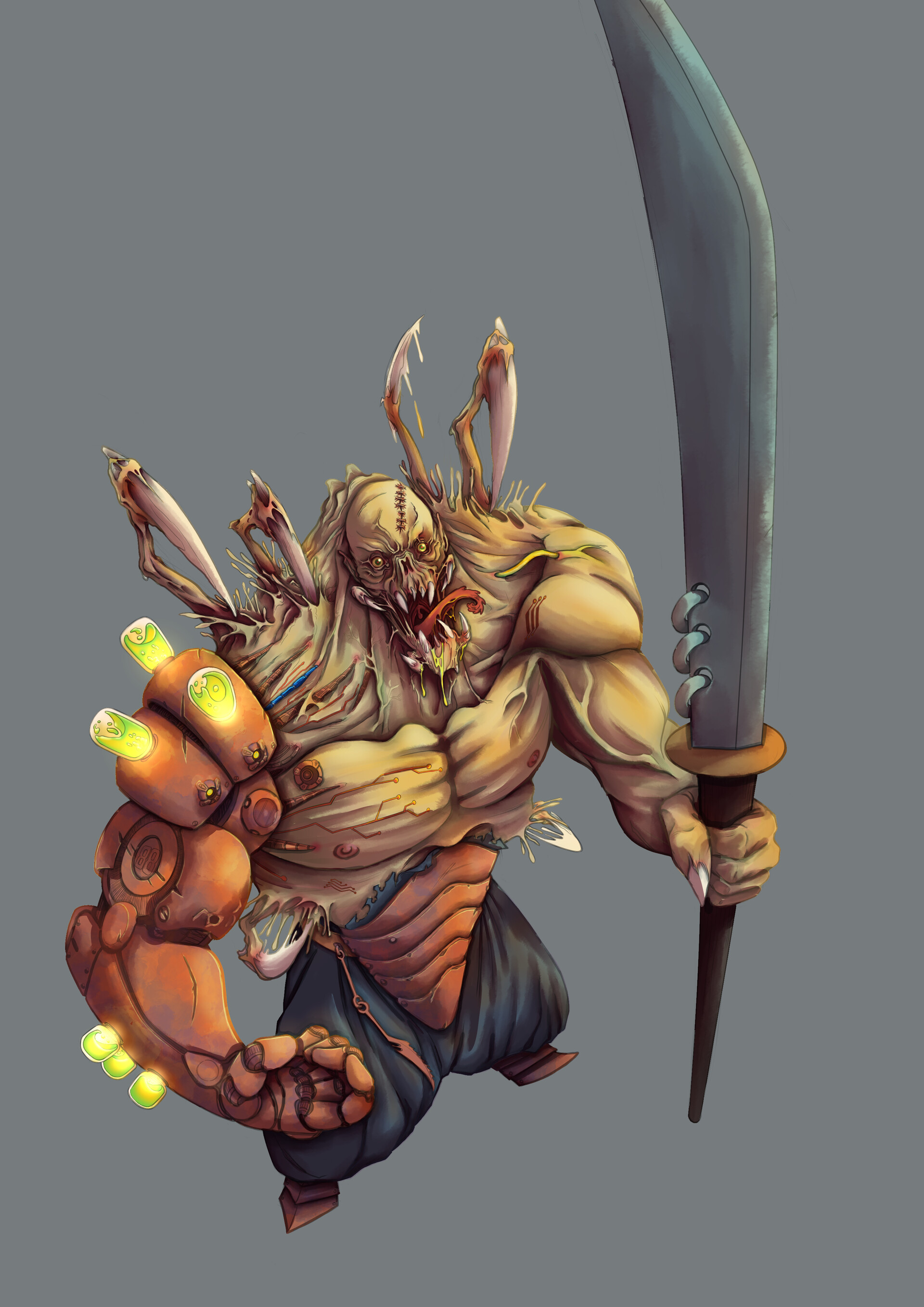 ArtStation - Mutant cyborg