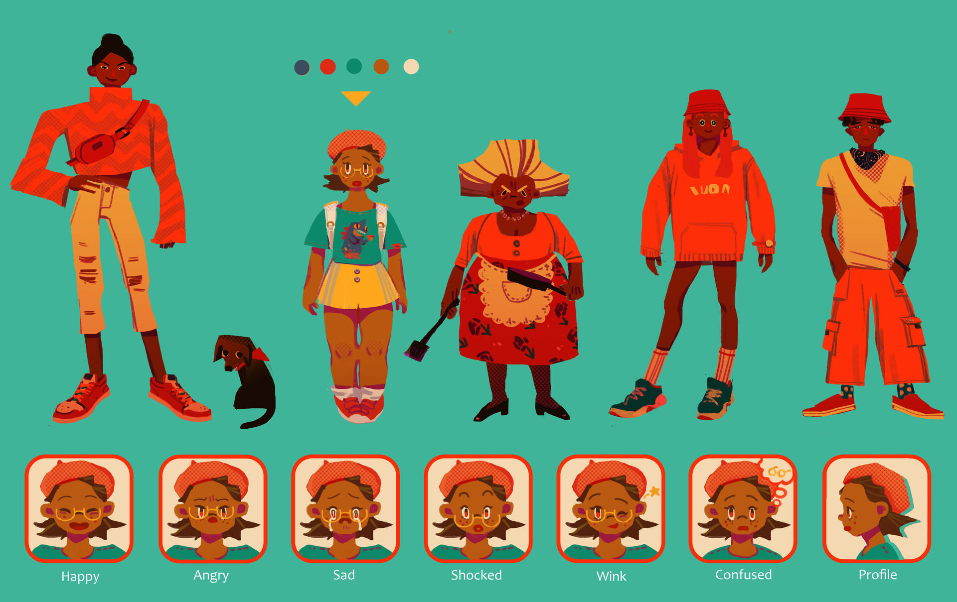 Artstation Indie Game Character Design