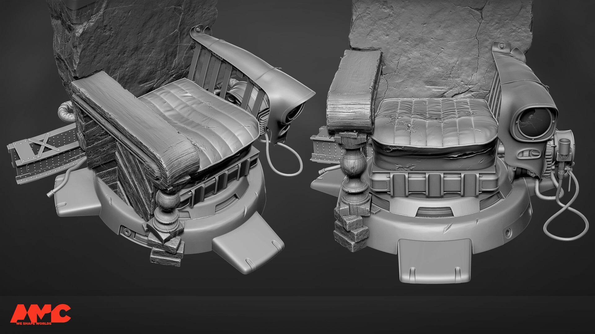 AMC Studio - Jungle King's Scrap Throne