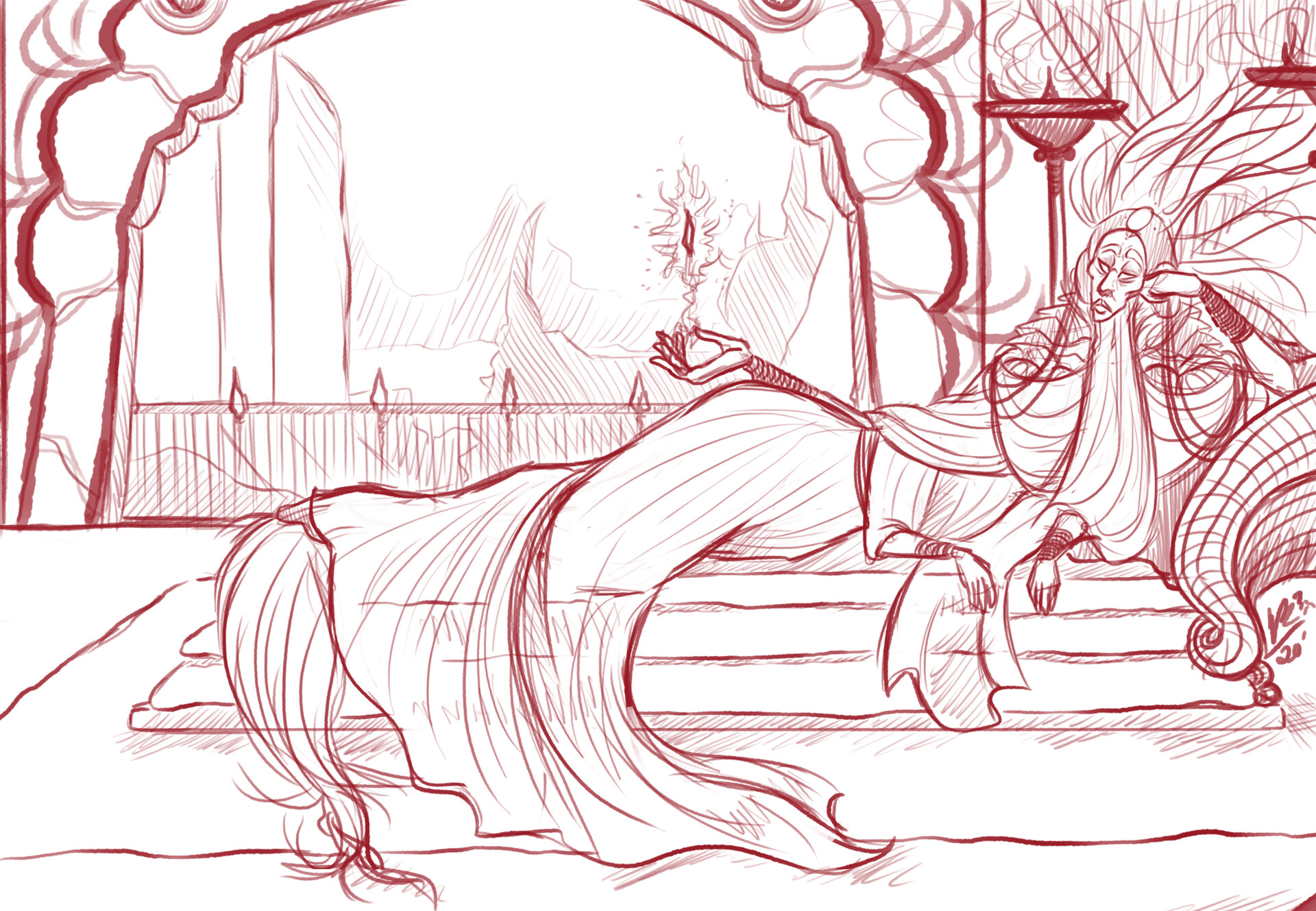 how to draw dark crystal characters