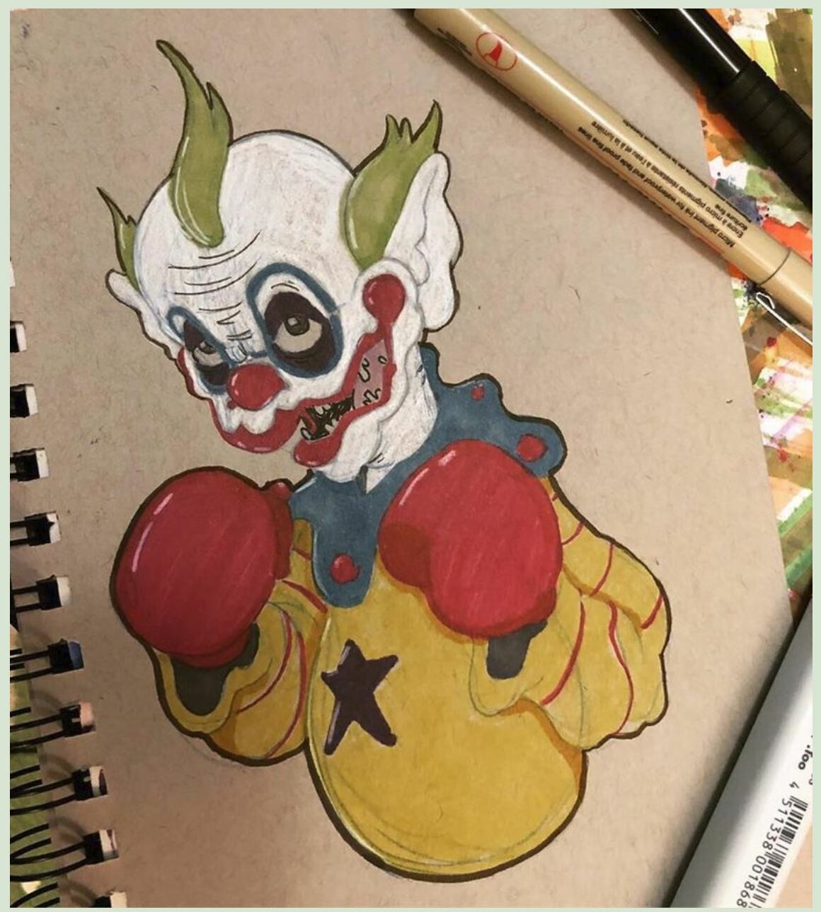 Jerry Regan - Personal Work - Tee Public Design - Killer Klown