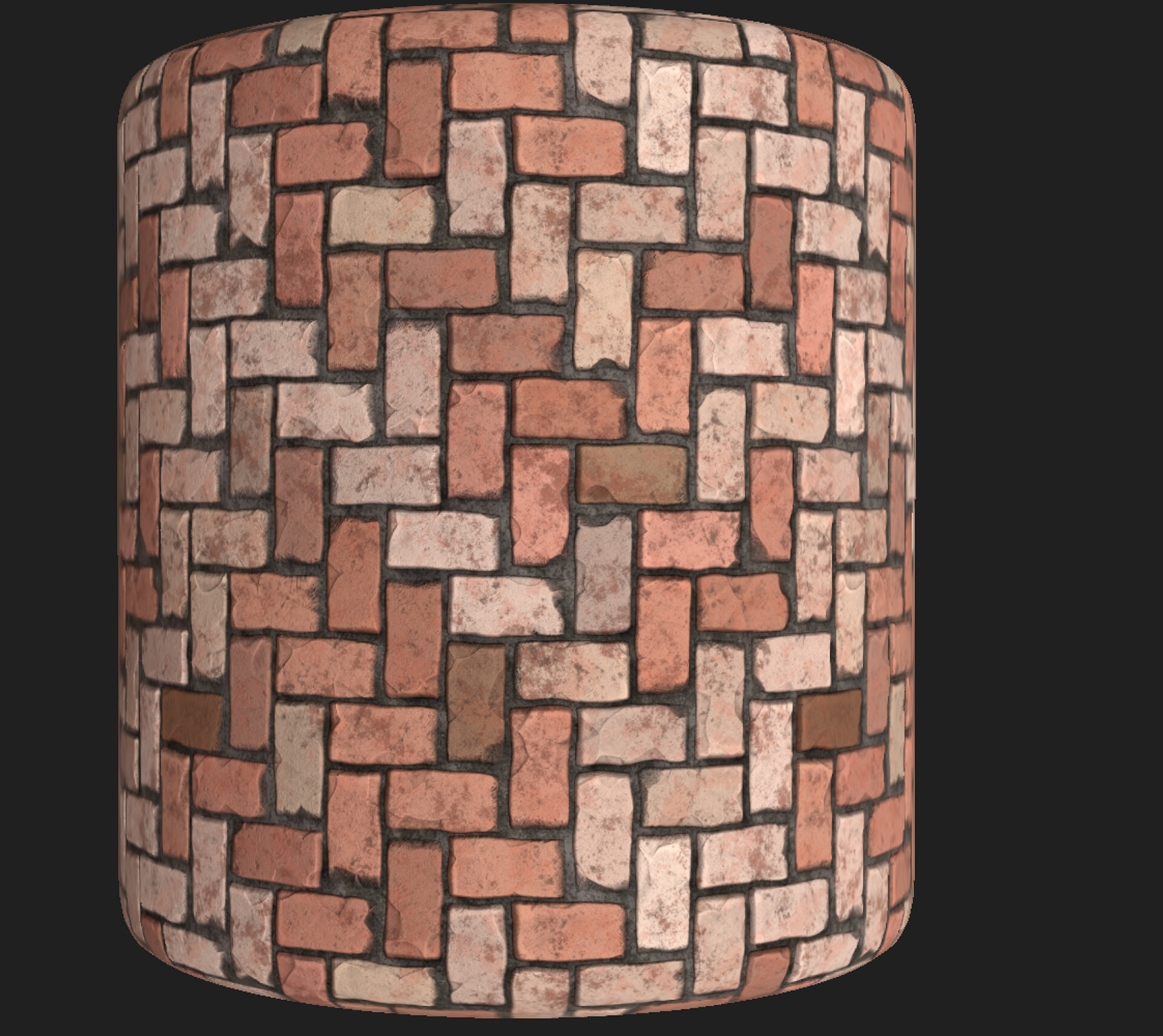 ArtStation - BRICK PATTERN FLOOR MATERIAL STUDY