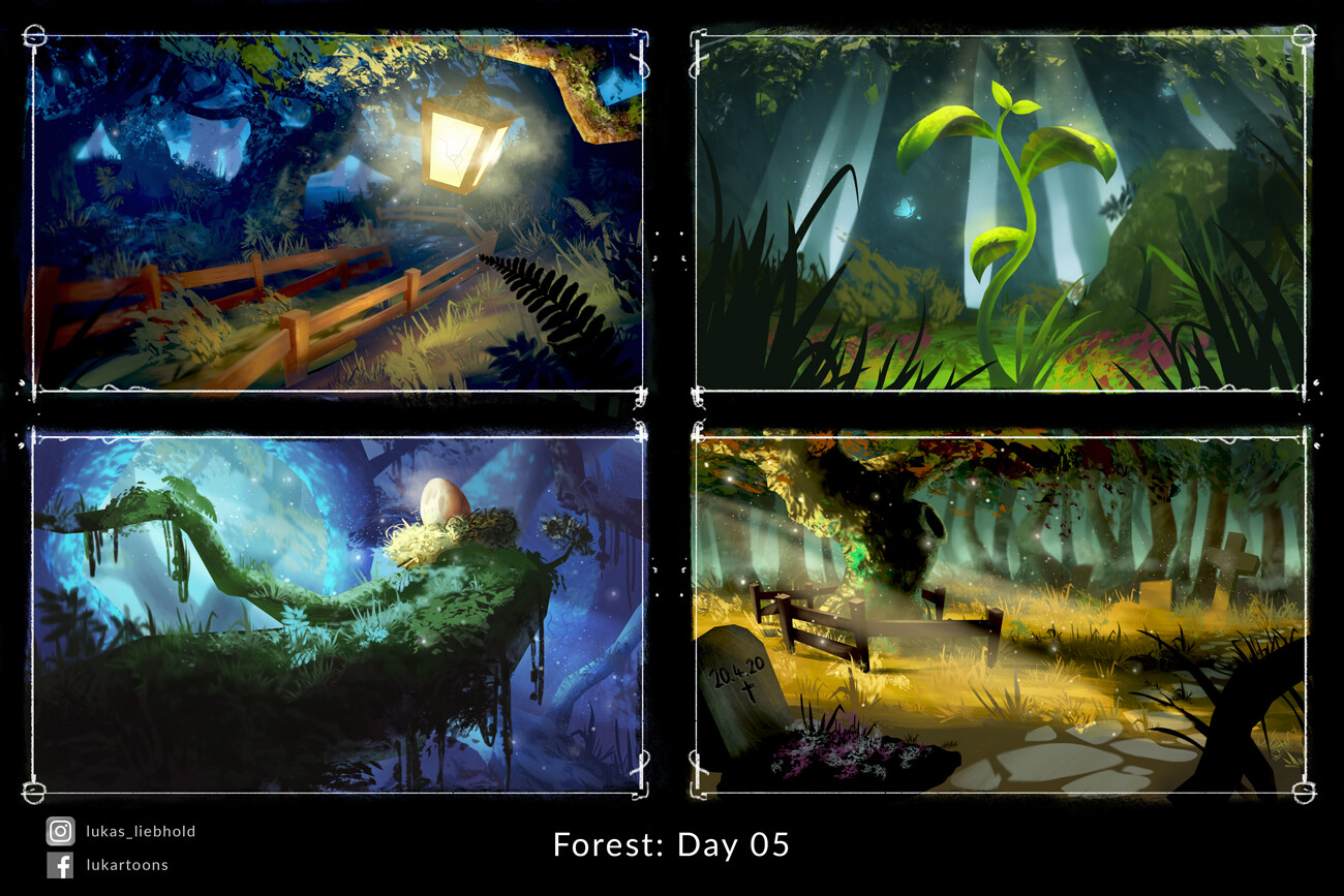 ArtStation - Forest Scenes