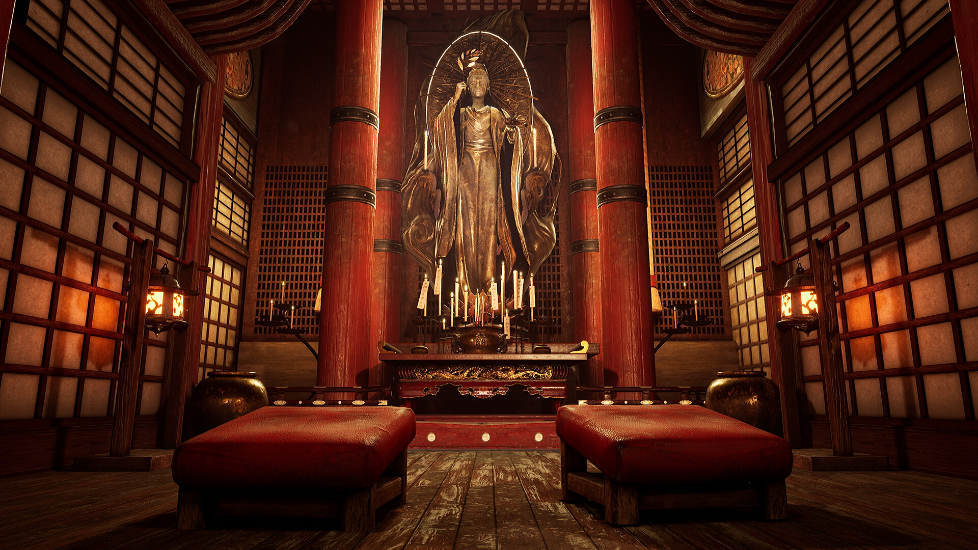 Fang Yang - Shrine Interior