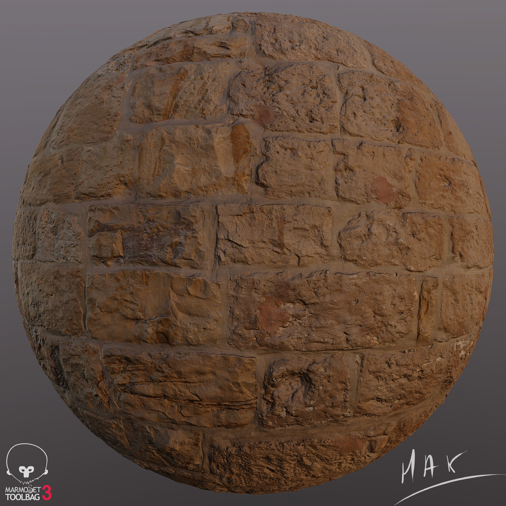 MAKRAM DAOU - Stone Wall - Photogrammetry based Environment Material