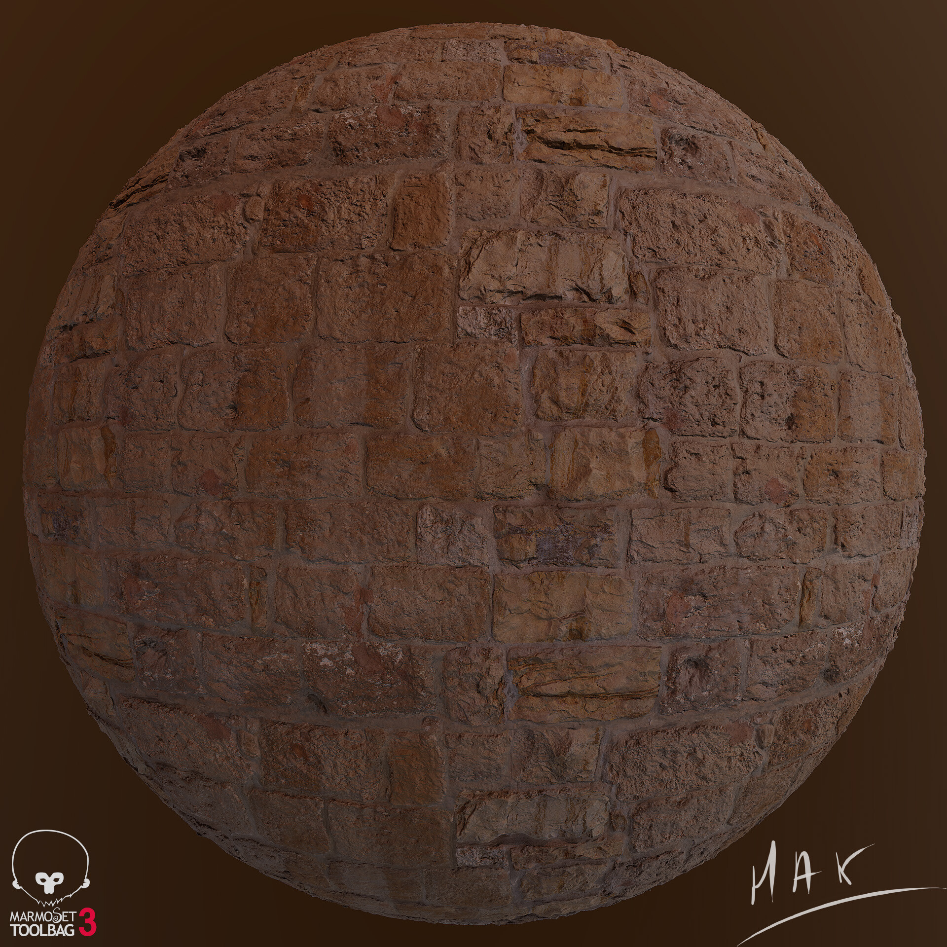 MAKRAM DAOU - Stone Wall - Photogrammetry based Environment Material