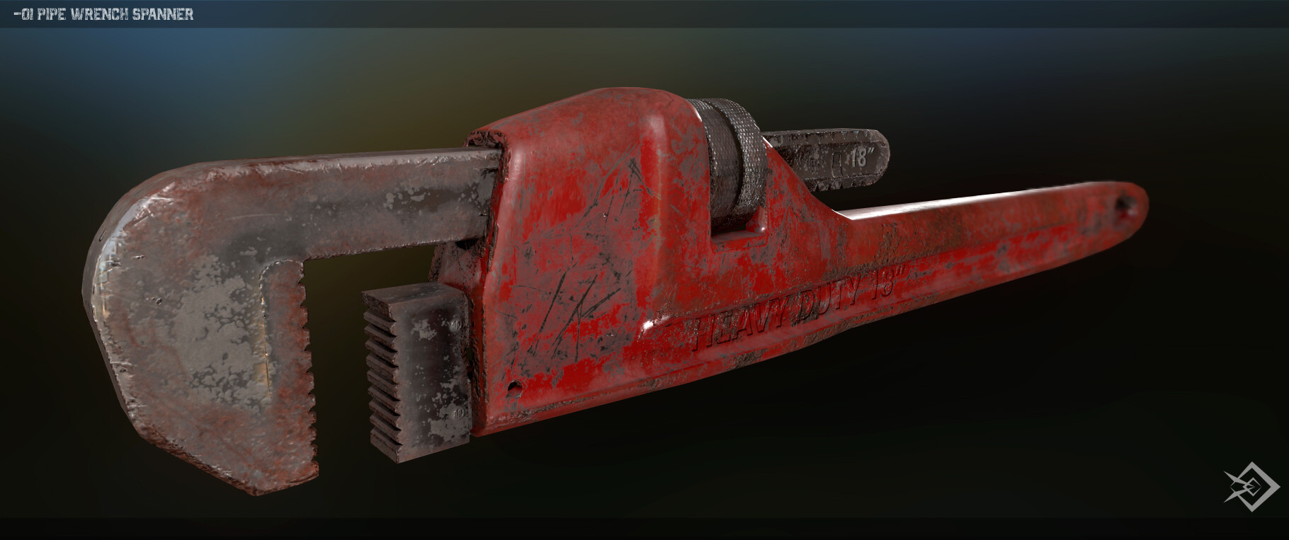 ArtStation - Pipe Wrench Spanner