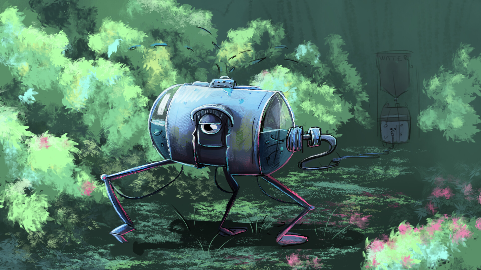 ArtStation - WaterBot-BRD100X