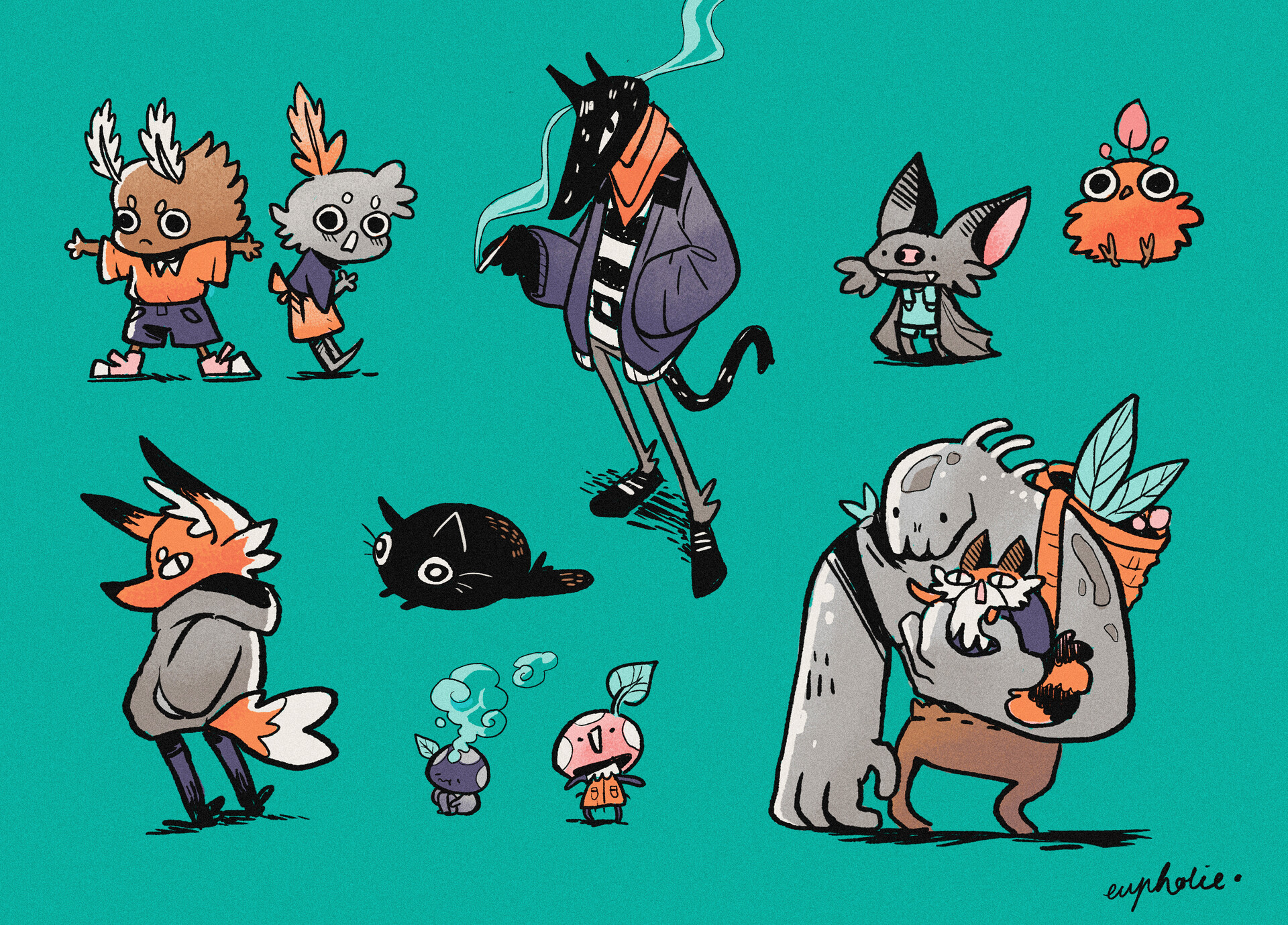 ArtStation - Character Design Doodles