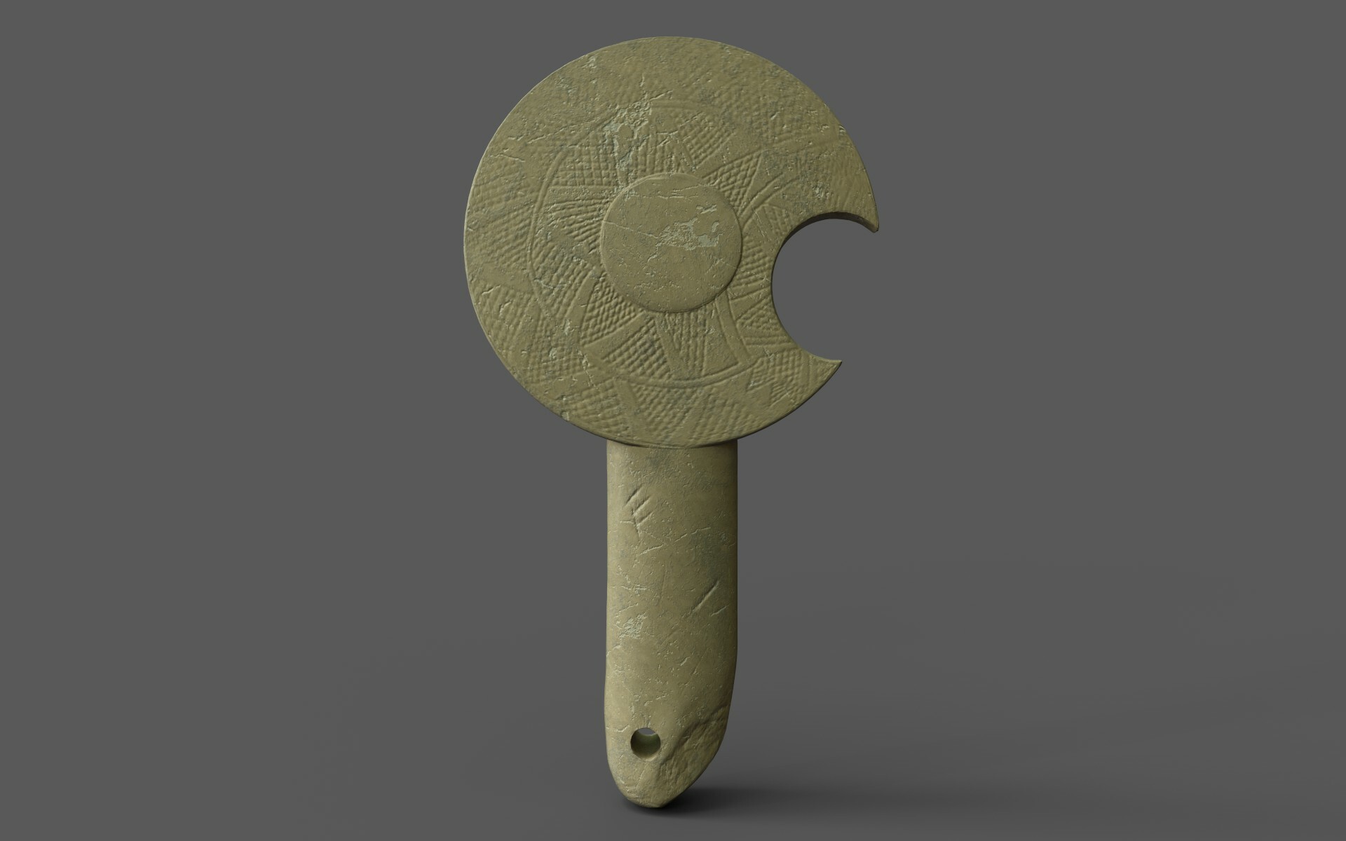 Edgardo Navarrete - Clava Mapuche (clava cefalomorfa)