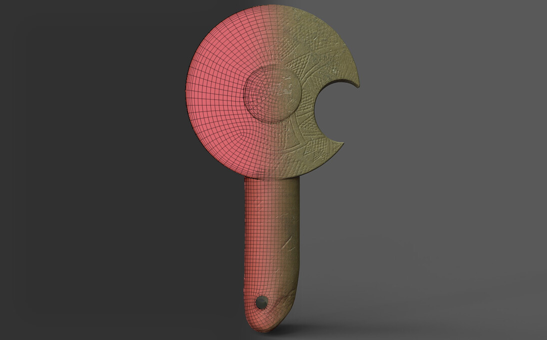 Edgardo Navarrete - Clava Mapuche (clava cefalomorfa)