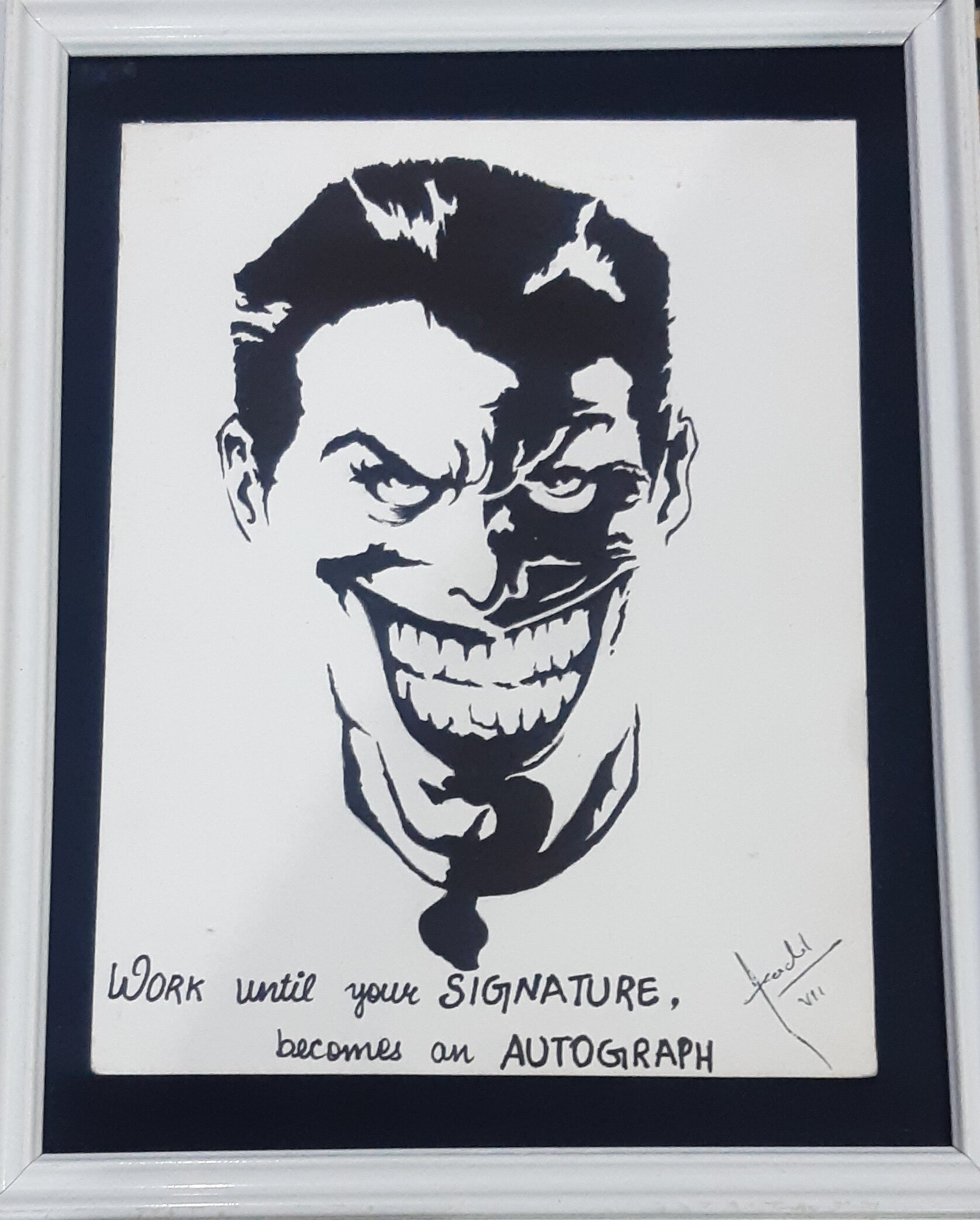 ArtStation - Joker ink sketch