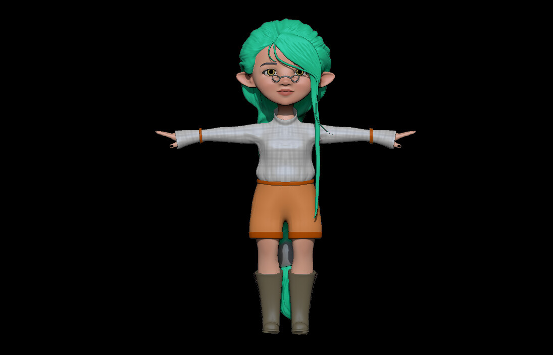 ArtStation - 3D Character (Elf)