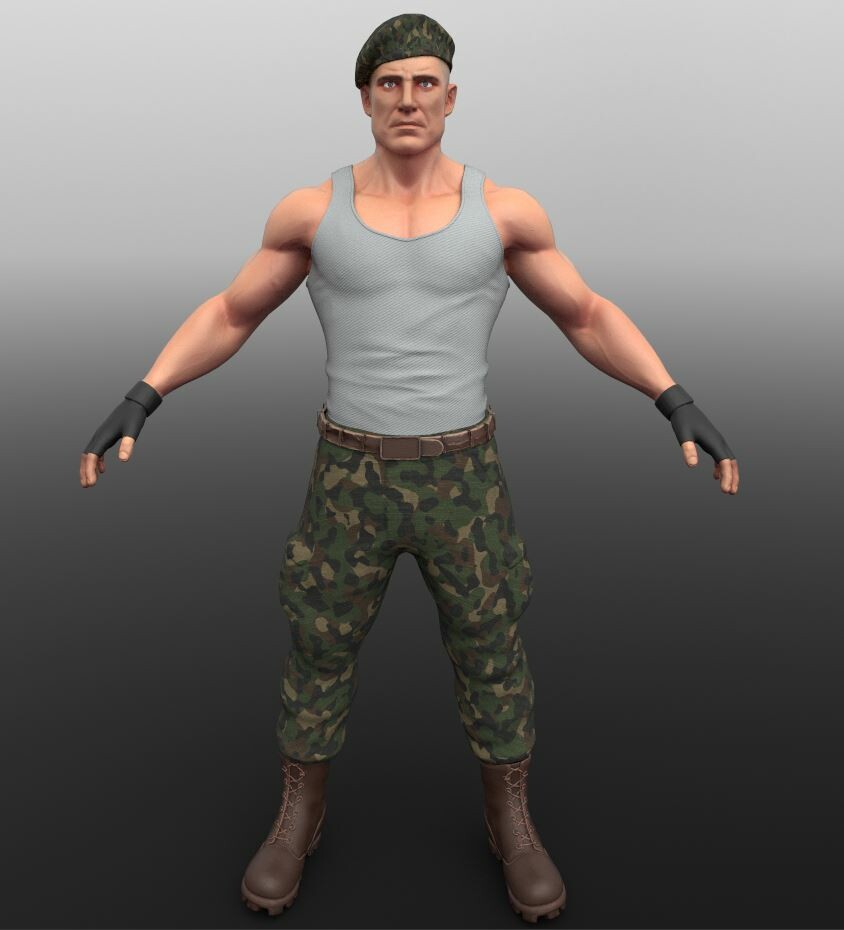 ArtStation - Stylised vs Realistic Solider