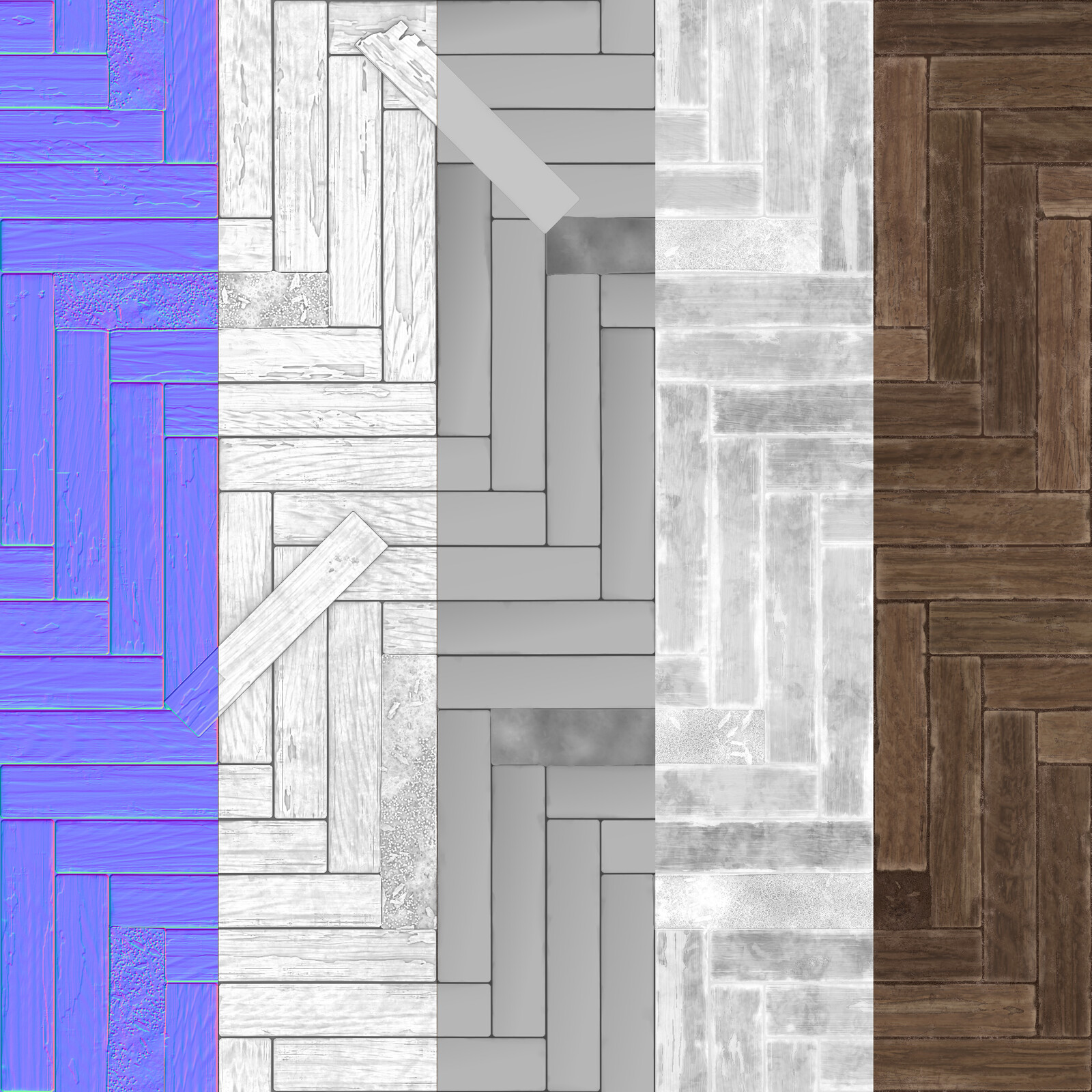 Maria Kniazieva - Wooden Floor Parquet Material