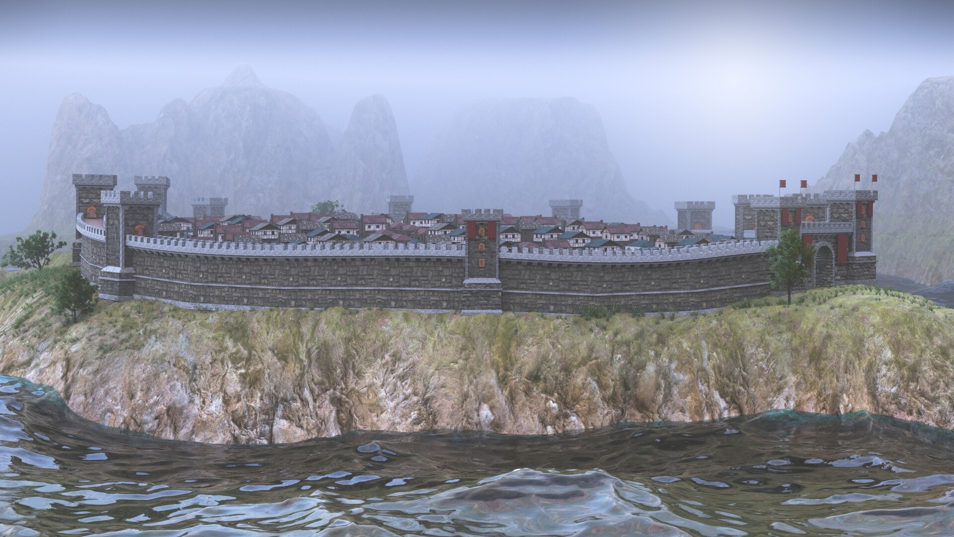 ArtStation - island keep