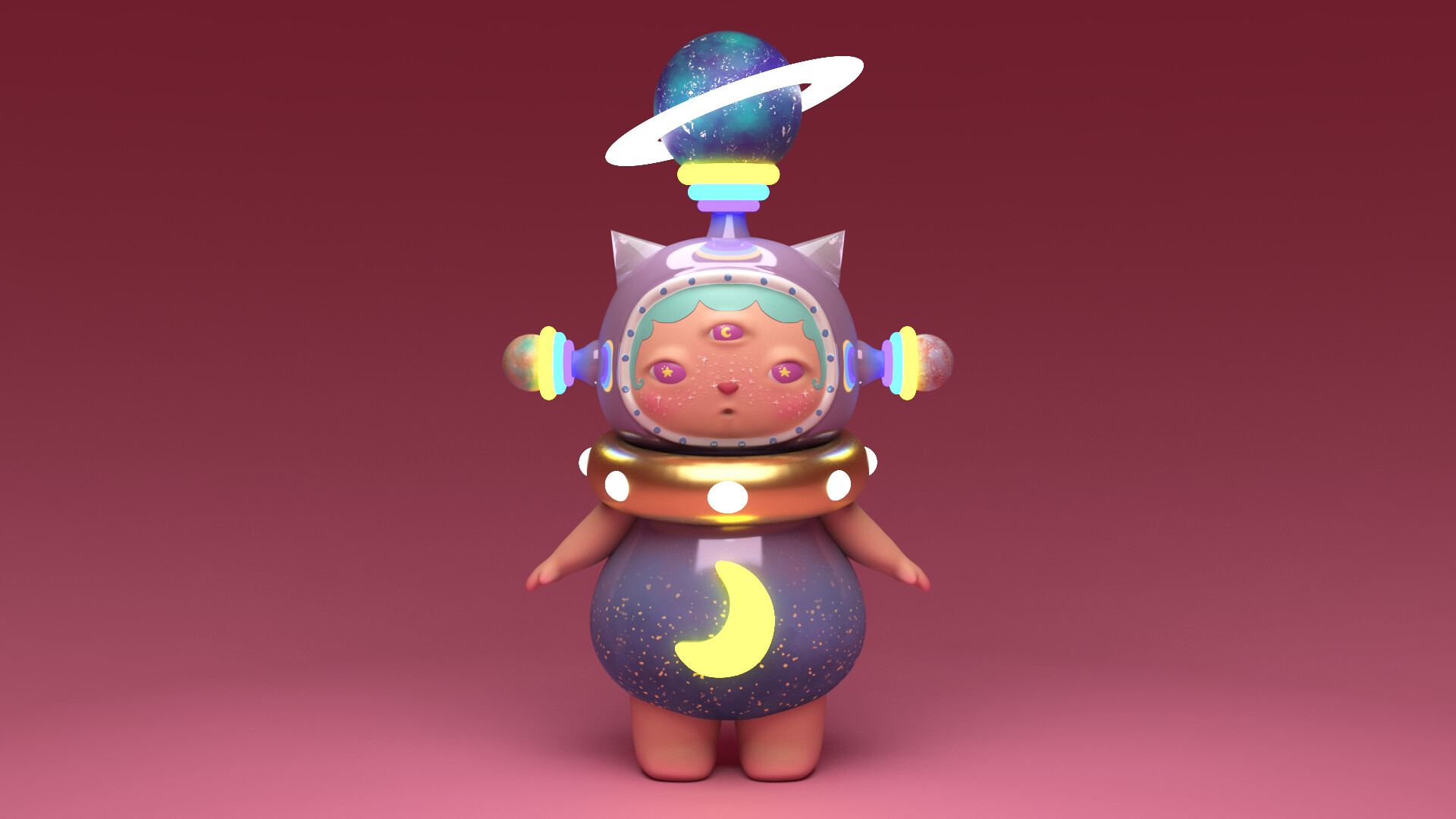 ArtStation - My "Pucky" Alien Galaxy