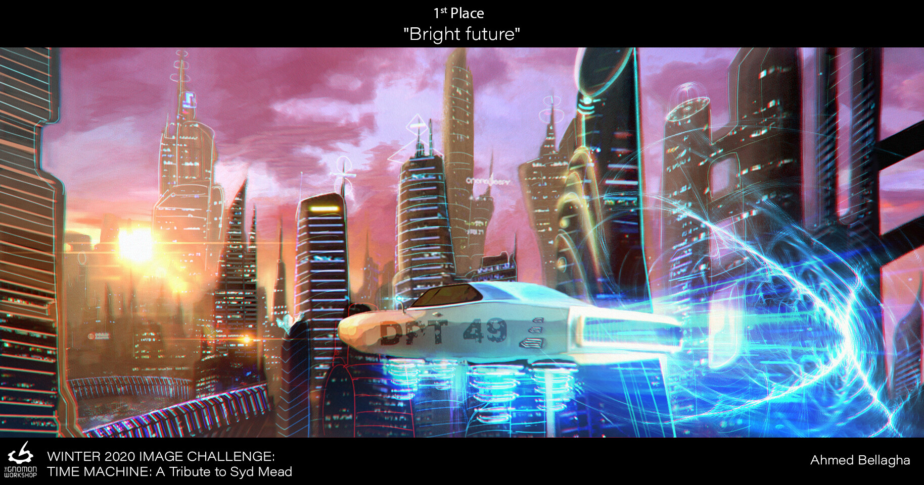 ArtStation - Bright future - TIME MACHINE: A Tribute to Syd Mead